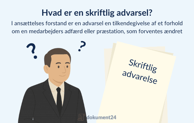 Skriftlig advarsel | Guide A-Z | Billig Online Skabelon